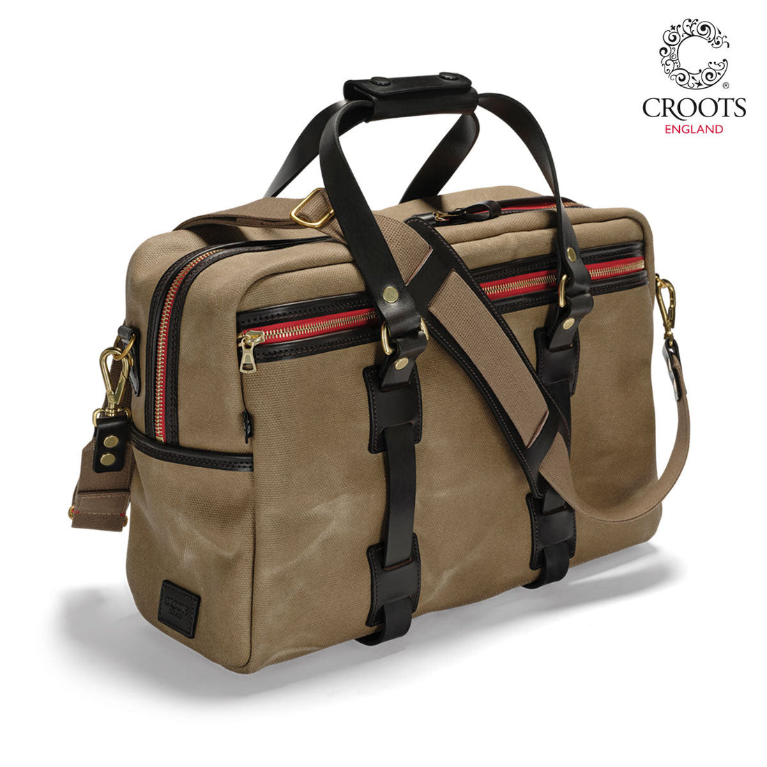 Croots Vintage Canvas Traveller Bag - Sand – Alan Rhone Shop